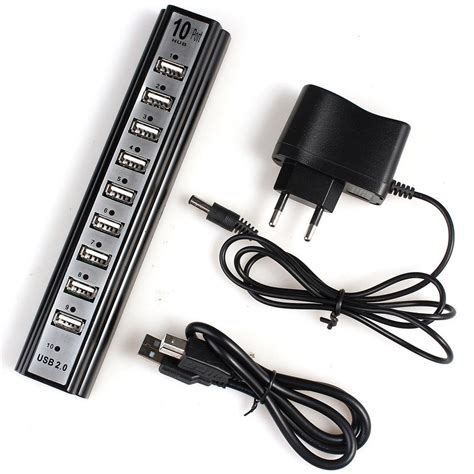 Usb Hub 10 Port Adaptor Wolusiji