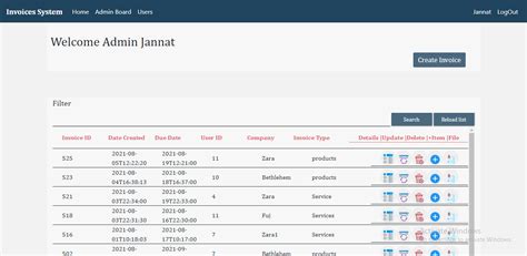 Github Jannatn Invoices System