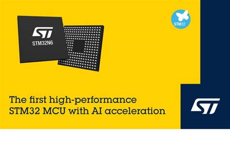 Stmicroelectronics Unveils New Stm32 Microcontrollers To Accelerate Ai At The Edge Machine