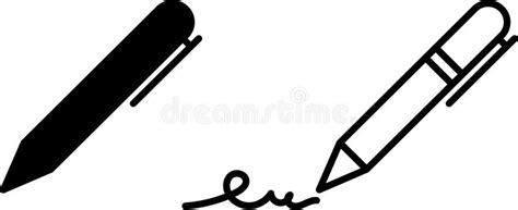 Pen Icon Pencil Line Icon Edit Symbol Pen Marker Pencil Or Pen Icon