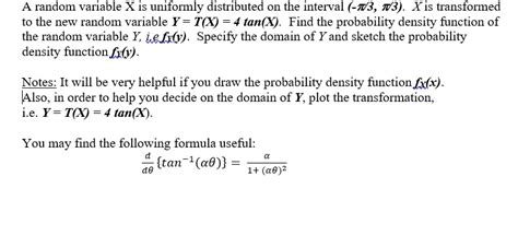 Solved A Random Variable X Is Uniformly Distributed On The Interval