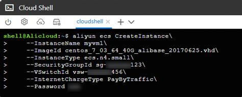 Use Alibaba Cloud Cli To Manage Alibaba Cloud Resources Cloud Shell Alibaba Cloud