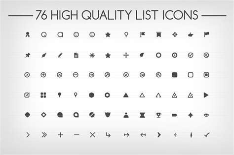 Bullet Points Stunning Symbol Fonts ~ Creative Market