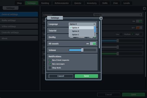 Pixel Art Full Gui Ui Kit 2 200 Icons Over 650 Png