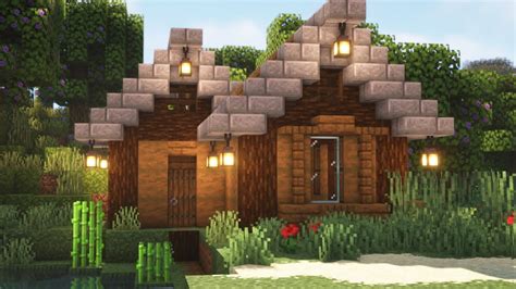 Майнкрафт Как построить небольшой красивый дом в майнкрафт Youtube
