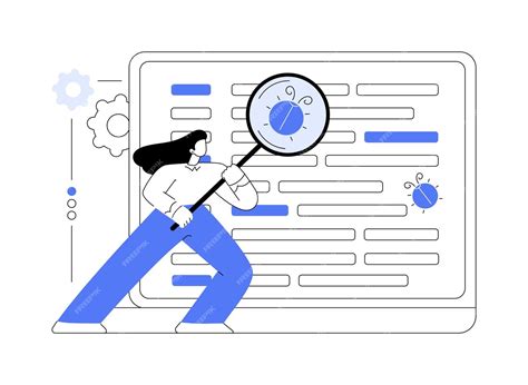 Premium Vector Software Testing Abstract Concept Vector Illustration