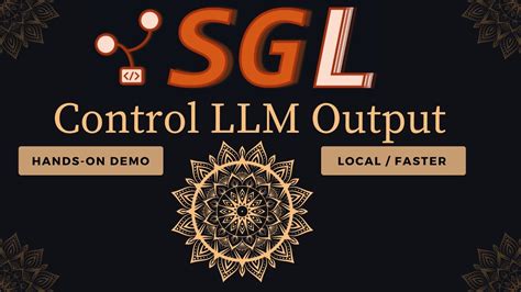 Control Llm Output With Sgl Sglang With Gpt Youtube