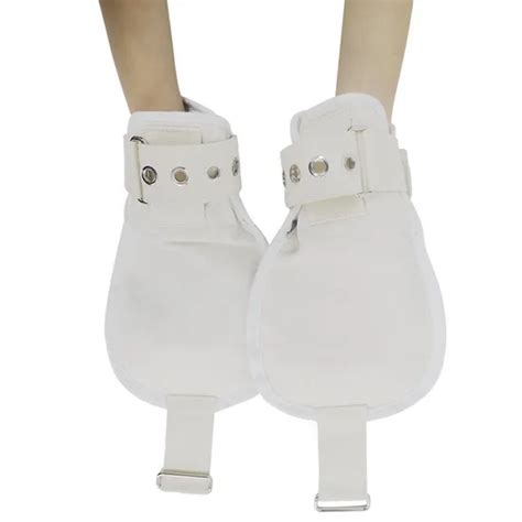 Patient Restraint And Safety Mittens Bondage Handcuffs Medical Restraint Lockable Gloves For