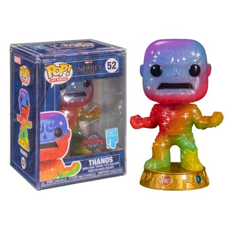 （卡司旗艦）funko Pop 52 藝術色 無限傳奇 薩諾斯 珍珠彩虹色 Thanos Art Series 無限手套 蝦皮購物