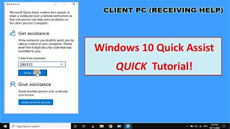 Quick Assist Windows 10 Windows 10 Quick Assist Experience How It