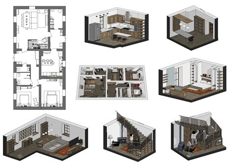 Collage Proposal Of Private House Design On Behance