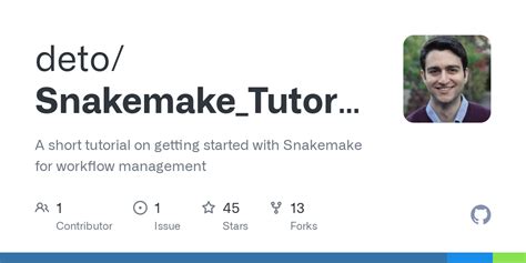 GitHub Deto Snakemake Tutorial A Short Tutorial On Getting Started With Snakemake For