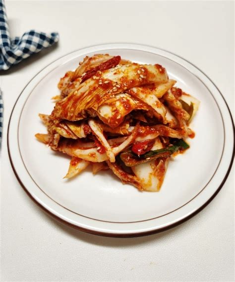 알배기 배추겉절이 만드는법 간단 알배추겉절이 양념 멸치생젓 배추김치 담그는법 네이버 블로그