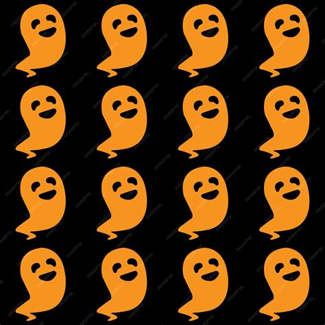 Premium Vector Ghost Pattern