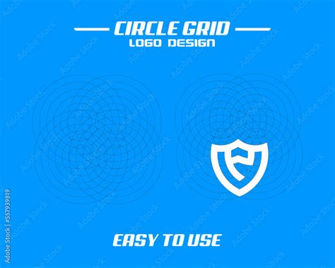 Logo Maker Design Grid Circle For Logo Design Stock Vector Adobe Stock