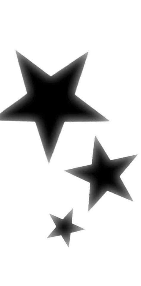 Trendy Y2k Black Star Wallpaper For Retro Aesthetic