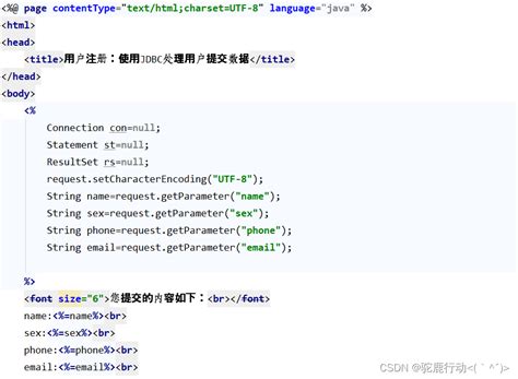 web程序设计 jdbc访问数据库 web数据库访问 实验 csdn博客