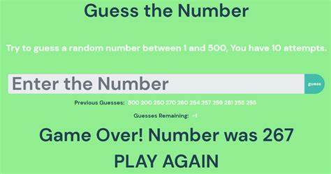 Number Guessing Game In Javascript Free Source Code Sourcecodester