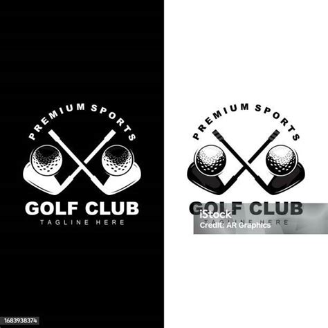 골프 팀 스포츠 로고 디자인 토너먼트 일러스트레이션 심볼 템플릿 Championship에 대한 스톡 벡터 아트 및 기타 이미지