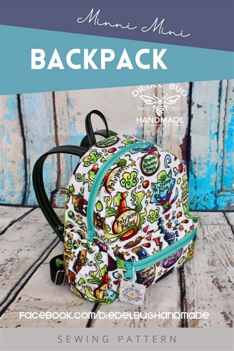 Minni Mini Backpack Sewing Pattern Sew Modern Bags