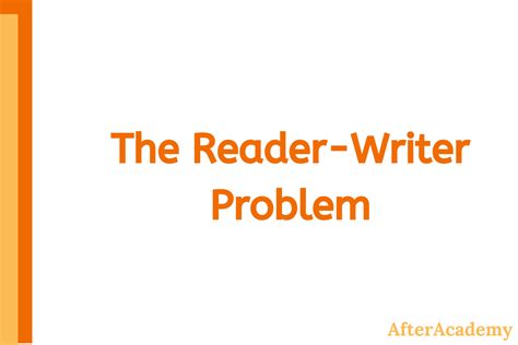 The Reader Writer Problem In Operating System