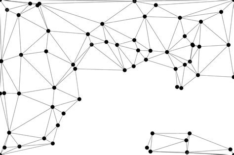 Premium Vector Abstract Polygonal Mesh With Black Nodes And Thin Lines Creating A Minimalist