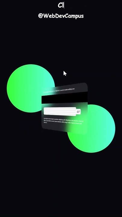 Creating Flipping Credit Card Ui Design Using Html And Css Only Web Development Project Webdev