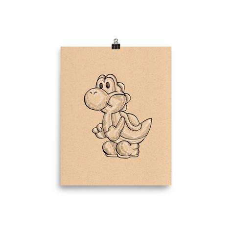 Cute Yoshi Drawing