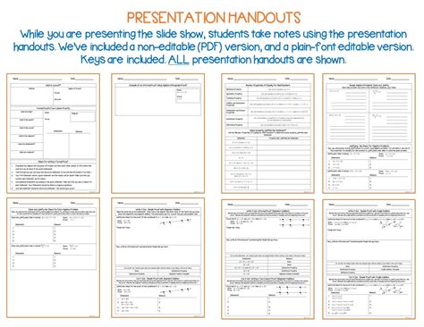 Introduction To Geometric Proofs Guided Notes Presentation And Inb