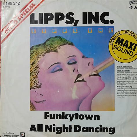 Lipps Inc Funkytown Maxi De Epoca Vg 33y45rpm