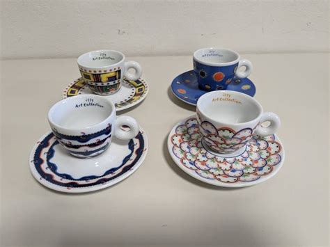 Gillo Dorfles Ipa Cups And Saucers 4 Illy Catawiki