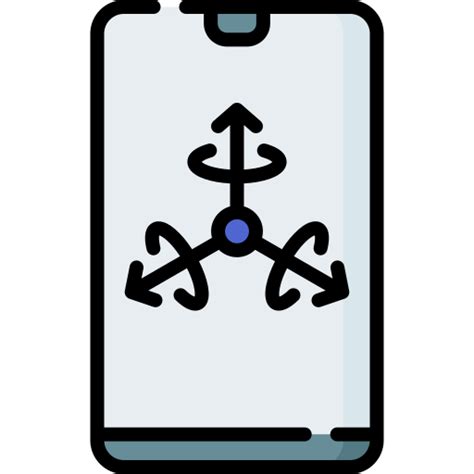 Accelerometer Sensor Special Lineal Color Icon