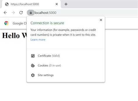 Configuring Self Signed Ssl Certificates For Local Development Ashley Connors Blog