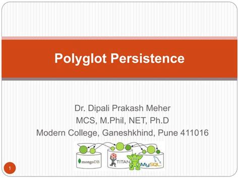 Polyglot Persistence Pptx