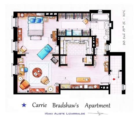 Floor Plans Of Apartment From Famous TV Shows HomeMydesign