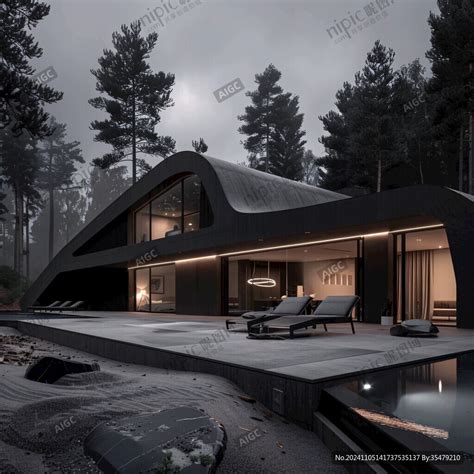 Ai创作图别墅3dsmax 酷炫的住宅 Oc渲染 山形建筑设计 参数化别墅 创意住宅设计 民宿3d源文件下载 建筑设计渲染图 Ks渲染 禅意山景别墅 现代豪宅设计 山地自建房 建筑设计梦想家园