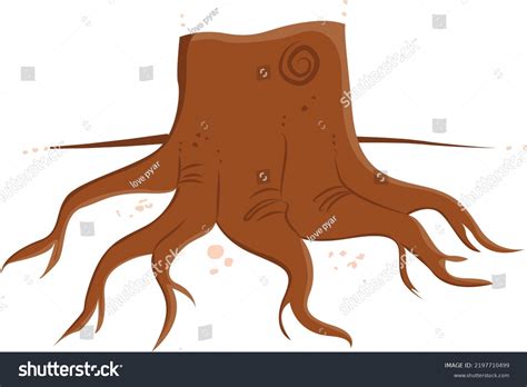 Root Tree Isolated Stock Vector Royalty Free 2197710499 Shutterstock
