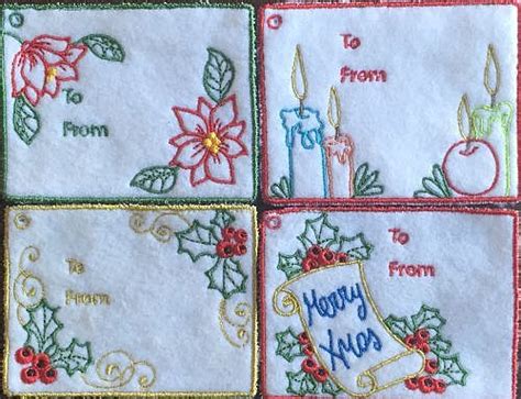 CSS618 Christmas Tags C Some Stitches CSS618 Christmas Tags C Some Stitches