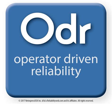 Operator Driven Reliability Terrence Ohanlon