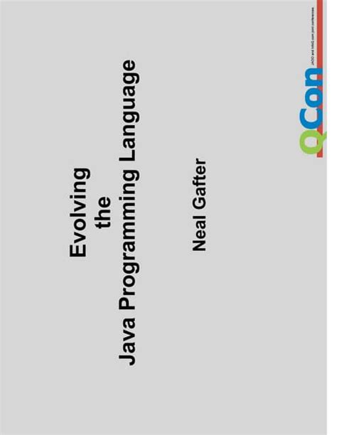 neal gafter java evolution ppt