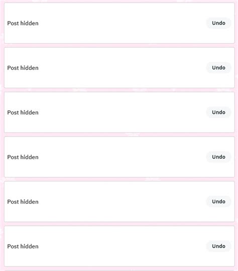 The Hidden Post Message Will Not Go Away This Happens Whenever I Hide