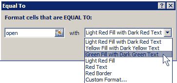 Conditionally Format For A Certain Value Keynote Support