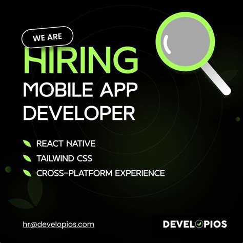 Developios On Linkedin Were Looking For An Experienced React Native Developer To Join A