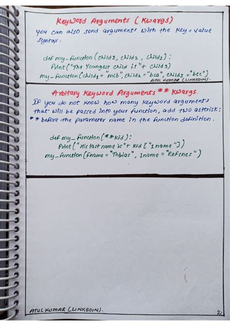 Oops In Python With Handwritten Notes Pdf