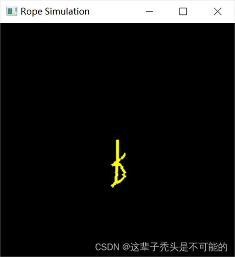 Opengl 弹性网络做摆动的绳子opengl二维弹性物体模拟 Csdn博客