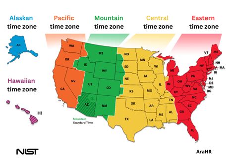 Time Zone Map Of Usa With States Printable Us Maps