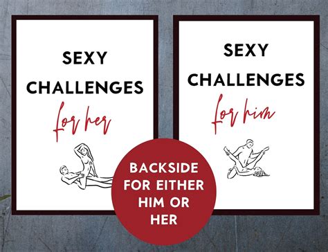 Sex Game 120 Sex Challenges Printable Kinky Game For Couples Etsy Canada