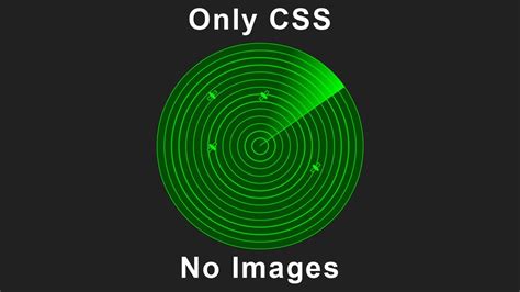 Css Animated Radar Design Pure Css Animation Tutorial Youtube