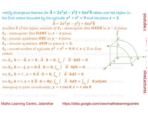 Advanced Mathematicsvector Calculusintegral Calculus Gauss Divergence Theorem Lecture 9pdf