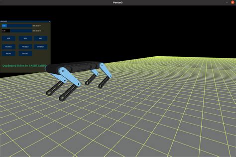 GitHub Yasinshn Quadruped Robot Simulation